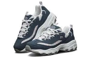 Sketchers D'lites 1.0 Casual Low Top Sneakers - Blue/white