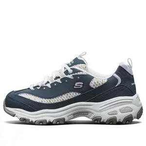 Sketchers D'lites 1.0 Casual Low Top Sneakers - Blue/white