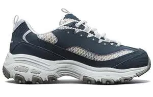 Sketchers D'lites 1.0 Casual Low Top Sneakers - Blue/white