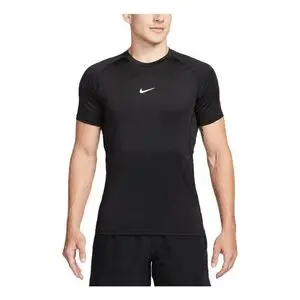 Nike Pro Dri-fit Slim Short-sleeve Top - Black