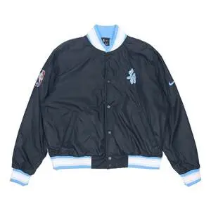 Nike Los Angeles Lakers Nba Courtside Bomber Jacket - Black