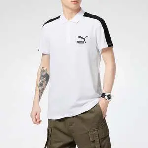 PUMA Iconic T7 Polo Shirt 'white Black