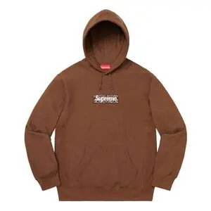 Supreme Bandana Box Logo Hooded Sweatshirt - Brown