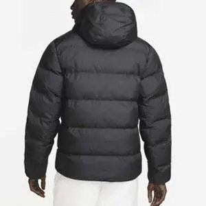 Nike Hooded Down Jacket With Zipper Pockets