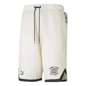 PUMA 8 Pt Logo Team Shorts - White