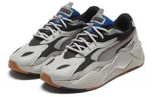 PUMA Rs-x3 'grids' Low Top Sneakers - Gray/black/silver