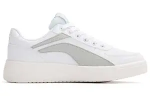 LI-NING Classic Skateboarding Sneakers - White/gray