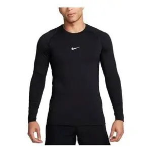Nike Pro Dri-fit Slim Long-sleeve Fitness Top - Black
