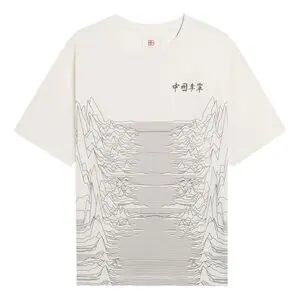 LI-NING Mountain Graphic T-shirt 'white - White/black