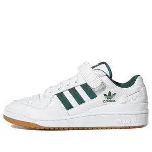 Adidas Forum Low Green Gum Sneakers - White
