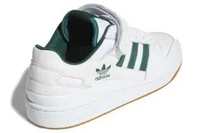 Adidas Forum Low Green Gum Sneakers - White