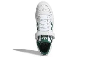 Adidas Forum Low Green Gum Sneakers - White