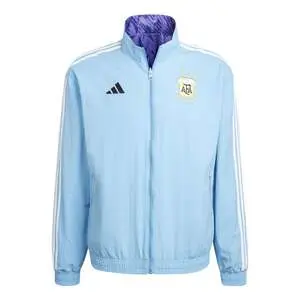 Adidas Argentina National Team Anthem Track Jacket - Light Blue