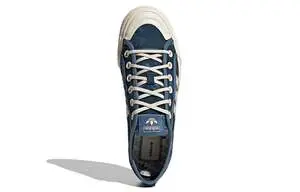 Adidas Nizza Rf Bleached Crew Navy Low Top Sneakers - Blue