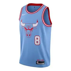 Nike Nba Chicago Bulls Zach Lavine Replica Jersey - Blue