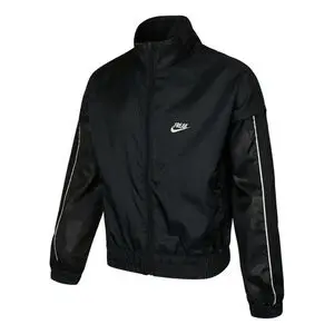 Nike Lwt Track Jacket With Stand Collar - Black