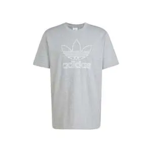 Adidas Adicolor Outline Trefoil T-shirt Asia Sizing - Grey