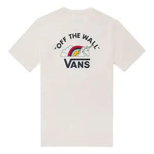 VANS Printing Loose Casual Short Sleeve Couple Style - White
