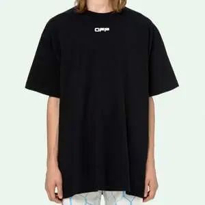 Off-White Airport Tape Over T-shirt - Black