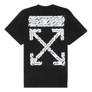 Off-White Airport Tape Over T-shirt - Black