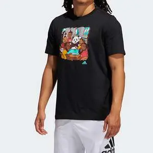 Adidas Cartoon Printing Short Sleeve