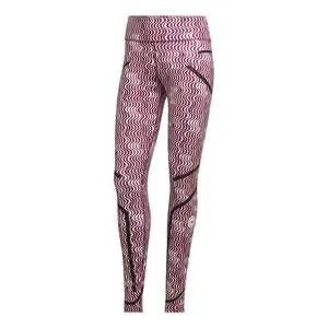 Adidas Stella Mccartney Truepurpose Printed Training Leggings Asia Sizing 'red White - Red/white