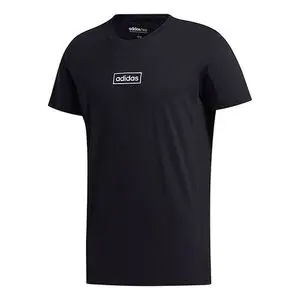 Adidas Neo M C Tee Sports Round Neck Short Sleeve - Black