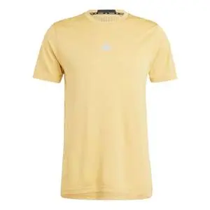 Adidas Adidas Designed For Training Hiit Workout Heat.rdy T-shirt Asia Sizing 'yellow' Oat
