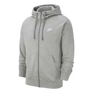 Nike Logo Printing Casual Sport Thermalhoodie Jacket - Grey