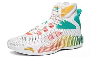 ANTA Klay Thompson 5 "have Fun" Athletic Sneakers - White/green/yellow