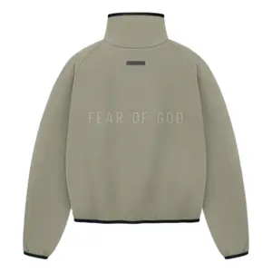 Adidas X Fear Of God Athletics Suede Fleece Track Jacket - Clay