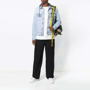 Off-White Hooded Denim Jacket
