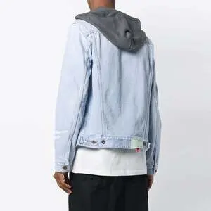 Off-White Hooded Denim Jacket