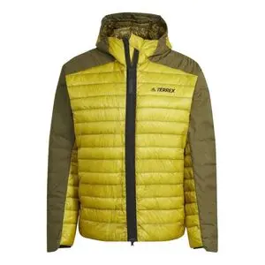 Adidas Myshelter Down Hooded Jacket - Green