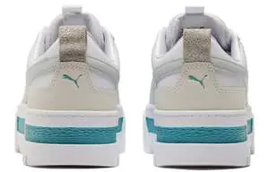 PUMA Mayze Crystal Galaxy White Lace Up Sneakers