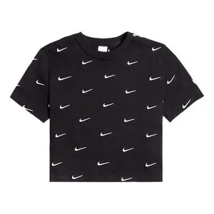 Nike Nikelab Swoosh All-over Print Cropped T-shirt