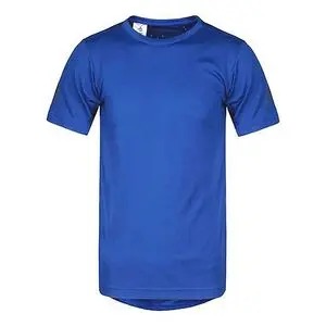 Adidas Sports Round Neck Short Sleeve 'bright - Blue