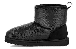 UGG Classic Mini Boot Mirror Ball - Black