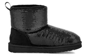 UGG Classic Mini Boot Mirror Ball - Black