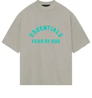 Fear Of God Ss24 Heavy Jersey Crewneck T-shirt - Seal