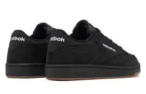 REEBOK Club C 85 Suede Sneakers - Black/white