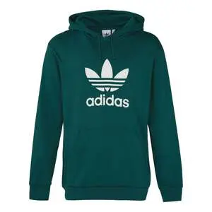 Adidas Originals Hooded Drawstring Pullover - Green