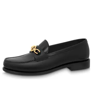 LOUIS VUITTON Loafer Shoes With Chain Detail
