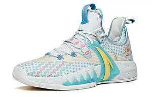 ANTA Gh2 Low 'easter' Athletic Sneakers - Blue/white/yellow