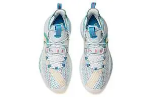 ANTA Gh2 Low 'easter' Athletic Sneakers - Blue/white/yellow
