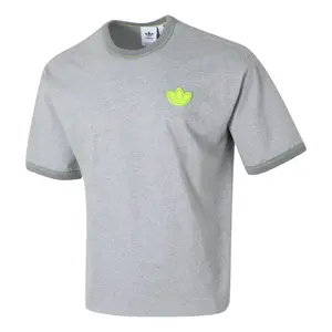 Adidas Originals Graphic T-shirt Asia Sizing 'grey Green - Grey/green