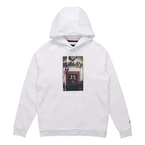 JORDAN Jumpman Fleece Pullover - White