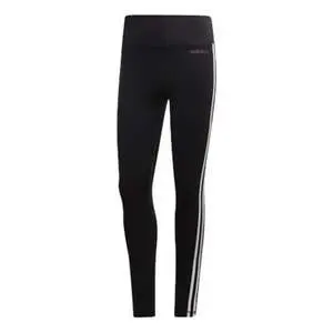 Adidas Designed 2 Move 3-stripes High-rise Long Tights - Black/white