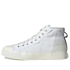 Adidas Parley X Nizza High Top Sneakers - White/black