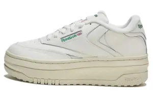 REEBOK Club C Extra Platform Sneakers - Chalk/chalk/glen Green